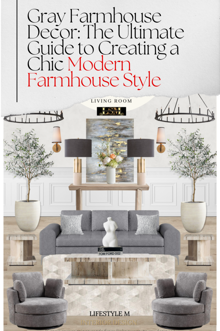 Gray Farmhouse Decor: The Ultimate Guide to Creating a Chic Modern ...